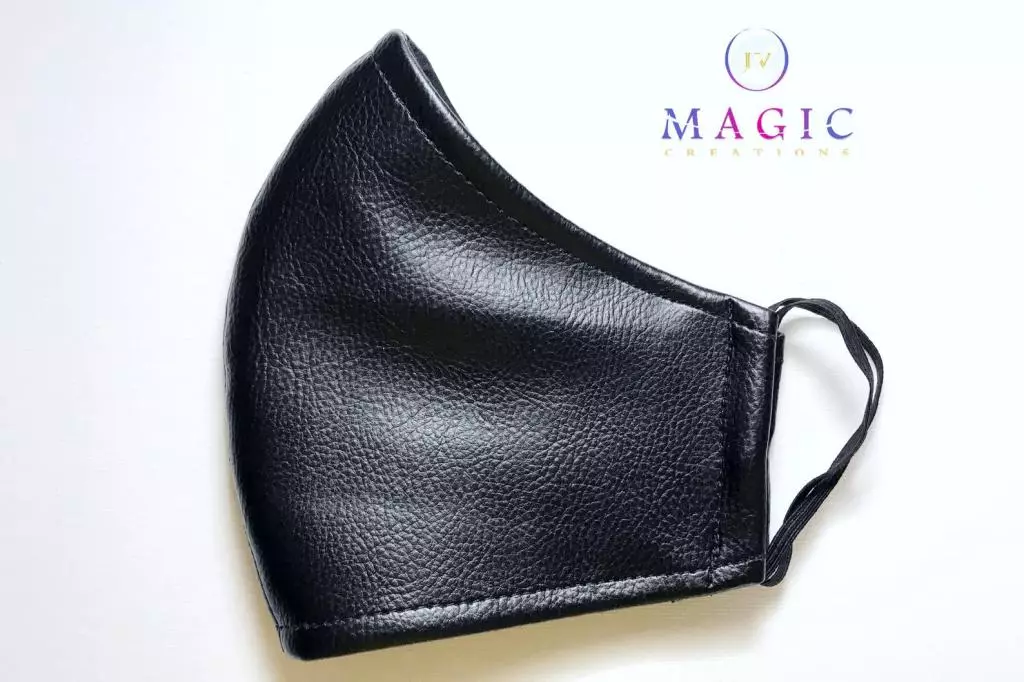 Faux Leather Facemask od JV Magic Creations