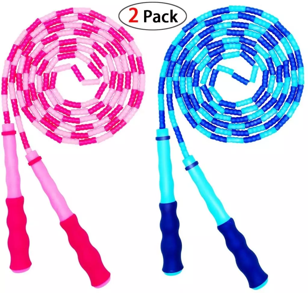 OHYAIAYN Soft Beaded Jump Rope