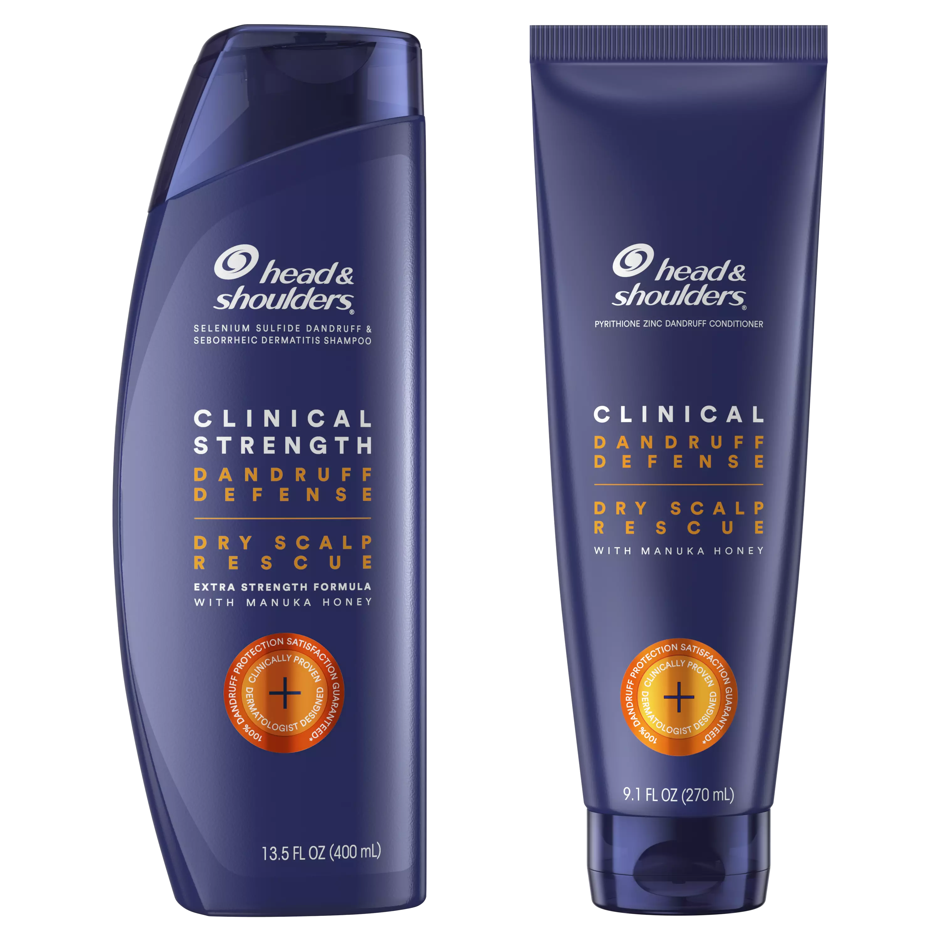 Head & Shoulders Clinical Strength Anti-Dandruff Shampoo ug Conditioner Set; labing maayo nga dandruff shampoo