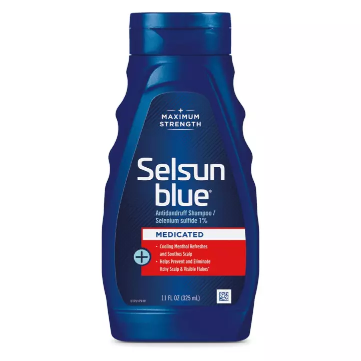 Selsun Blue Medicated Maximum Strength šampon proti prhljaju; najboljši šampon proti prhljaju