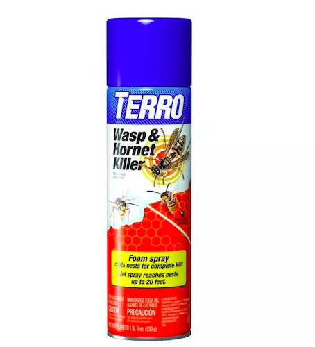 TERRO Spray moussant tueur de guêpes et frelons
