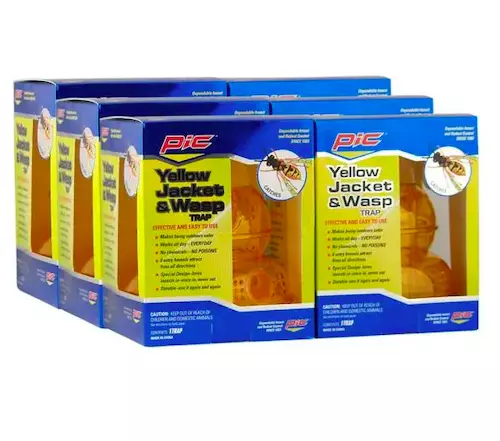 PIC Yellow Jacket thiab Wasp Traps (6-Pack)