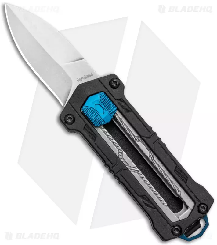 Нож OTF Kershaw Kapsule з ручным фіксатарам са слізгальнай кнопкай