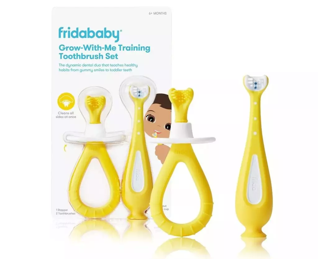 Fridababy Grow-with-Me Training Toothbrush Ṣeto