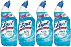 toilet bowl cleaning lysol