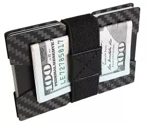 Minimalistická peňaženka FIDELO z uhlíkových vlákien