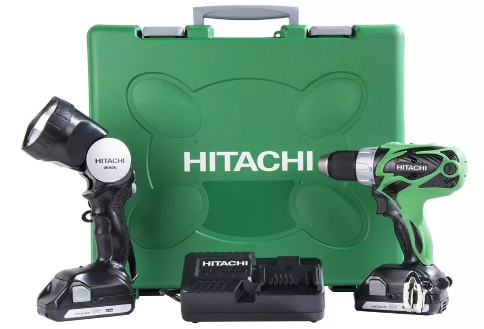 METABO HPT/Hitachi 18-Volt Compact Pro Driver Cordless Drill tare da Tocila
