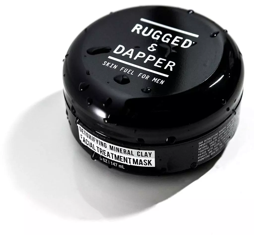 I-RUGGED & DAPPER Detox kunye ne-Acne Face Mask yaMadoda