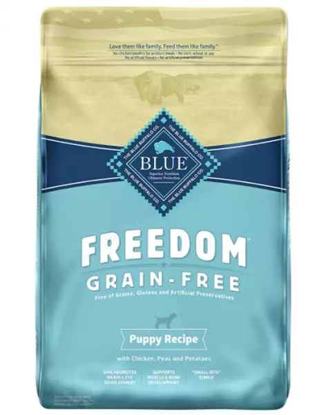 Blue Buffalo Grain Free Puppy Food ، أفضل طعام جرو