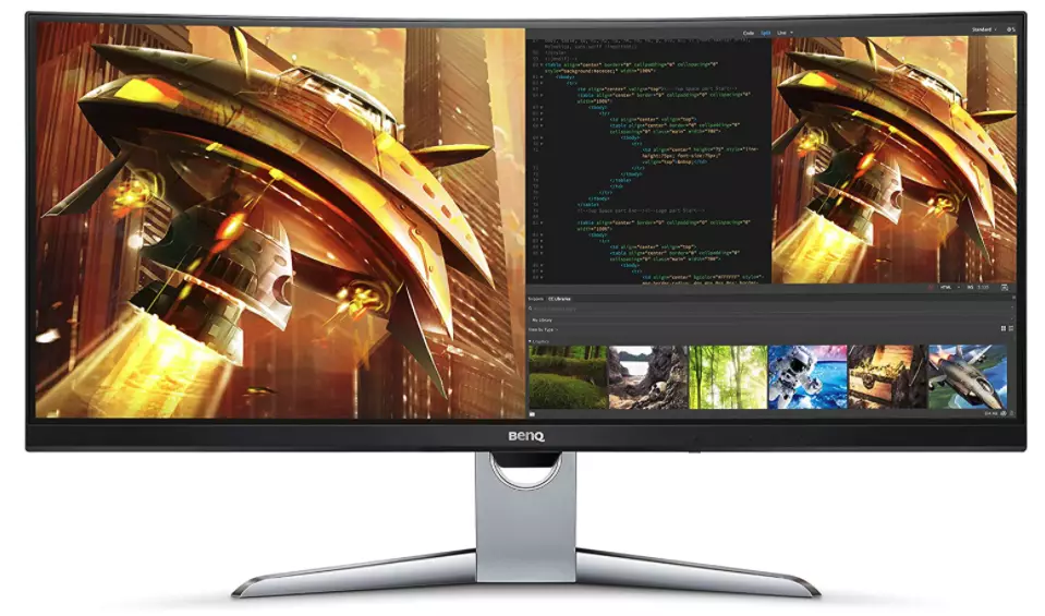 BenQ EX3501R ultraširoko zakrivljeni monitor za igre, najbolji zakrivljeni monitori