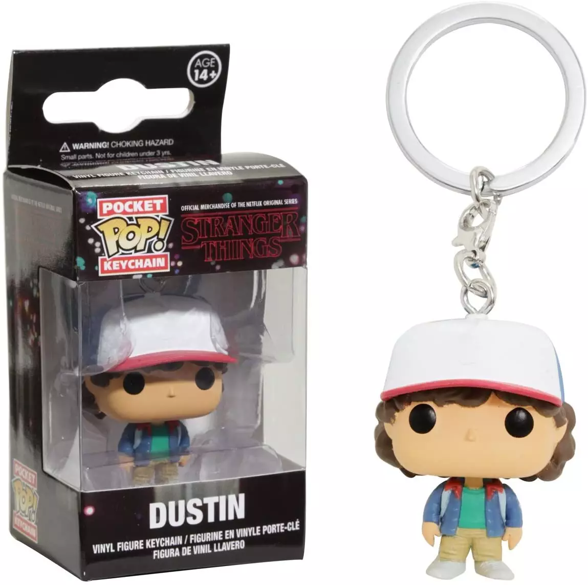 Stranger Things Dustin keychain