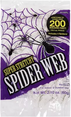 ການຕົກແຕ່ງ Halloween ລາຄາຖືກທີ່ດີທີ່ສຸດ - halloween spider web