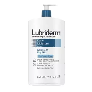 Lubriderm Daily Moisture Hydrating Unscented Body Lotion, ໂລຊັ່ນ tattoo ທີ່ດີທີ່ສຸດ
