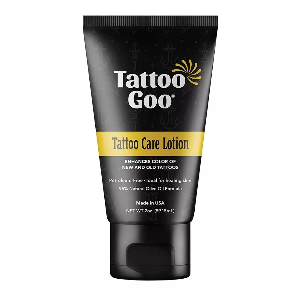Tattoo Goo Aftercare Lotion, eyona lotion yomvambo