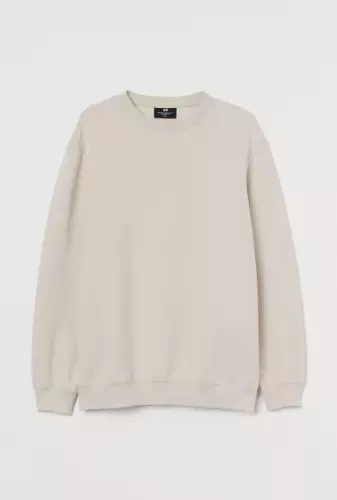 Sweat ras du cou coupe décontractée H&M