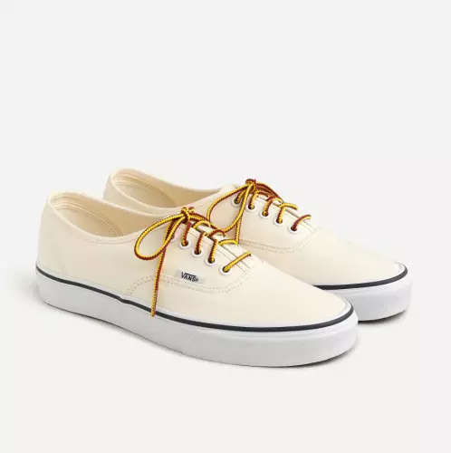 J. Crew x Vans Washed Canvas Sneakers