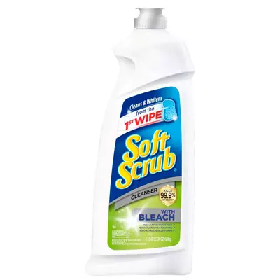 najbolja sredstva za uklanjanje mrlja - Soft Scrub Cleanser s izbjeljivačem za čišćenje površina