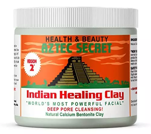 Aztec Secret Indian Healing Clay maskên serê reş ên çêtirîn