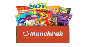 Bokosi lolembetsa la MunchPak, mabokosi olembetsa a snack