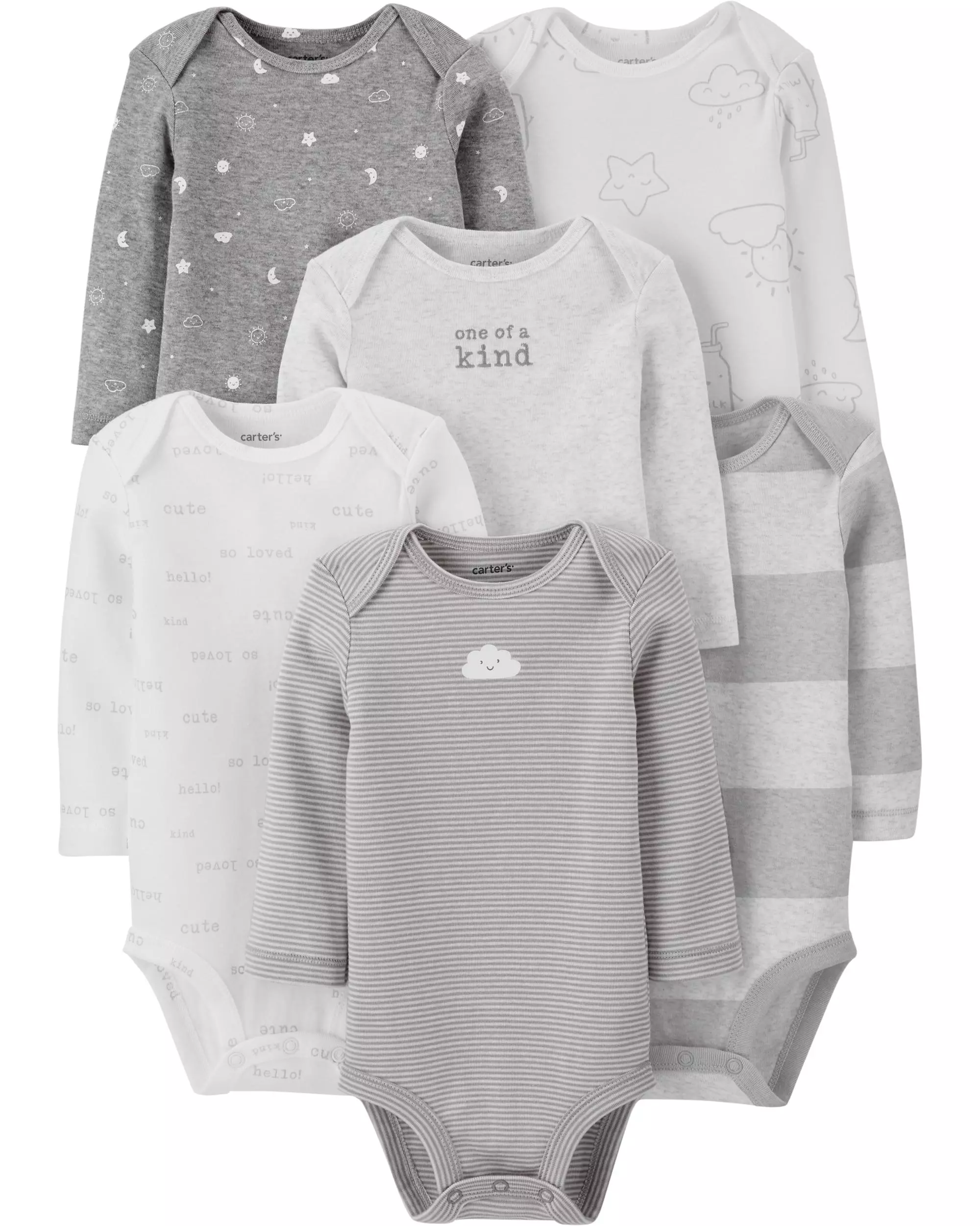 Carters 6er-Pack Original-Bodysuits, die besten Baby-Weihnachtsgeschenke