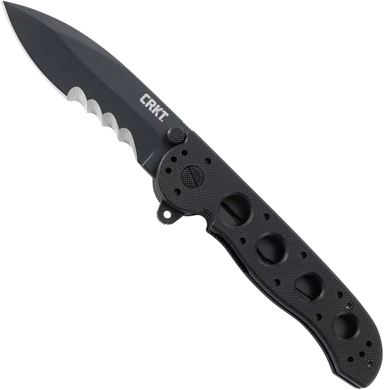 چاقوی جیبی تاشو CRKT M21 12G با لبه صاف و دندانه دار