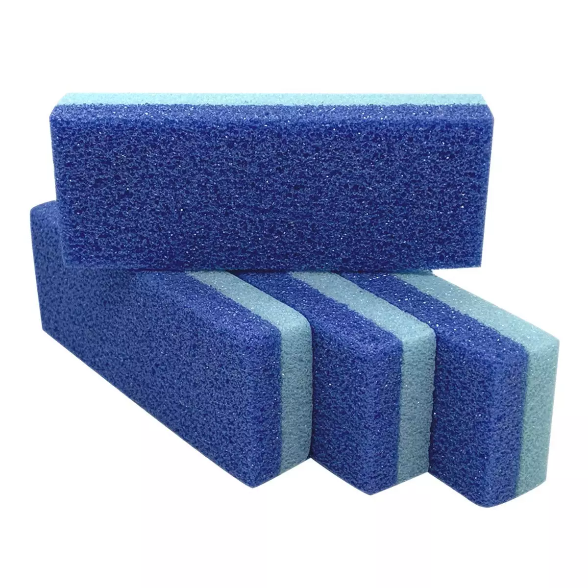 Maryton Foot Pumice Stone បួនកញ្ចប់ពណ៌ខៀវ