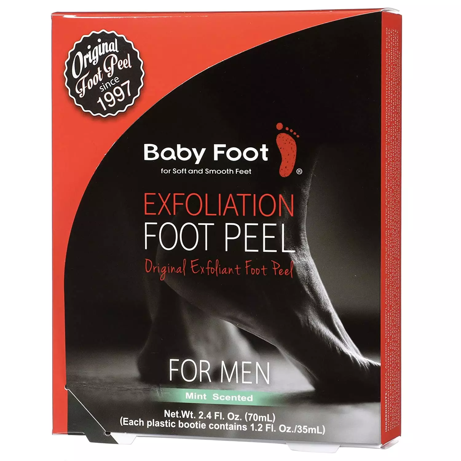 Baby Foot Original Foot Peel Exfoliator for Men; best peel lingê