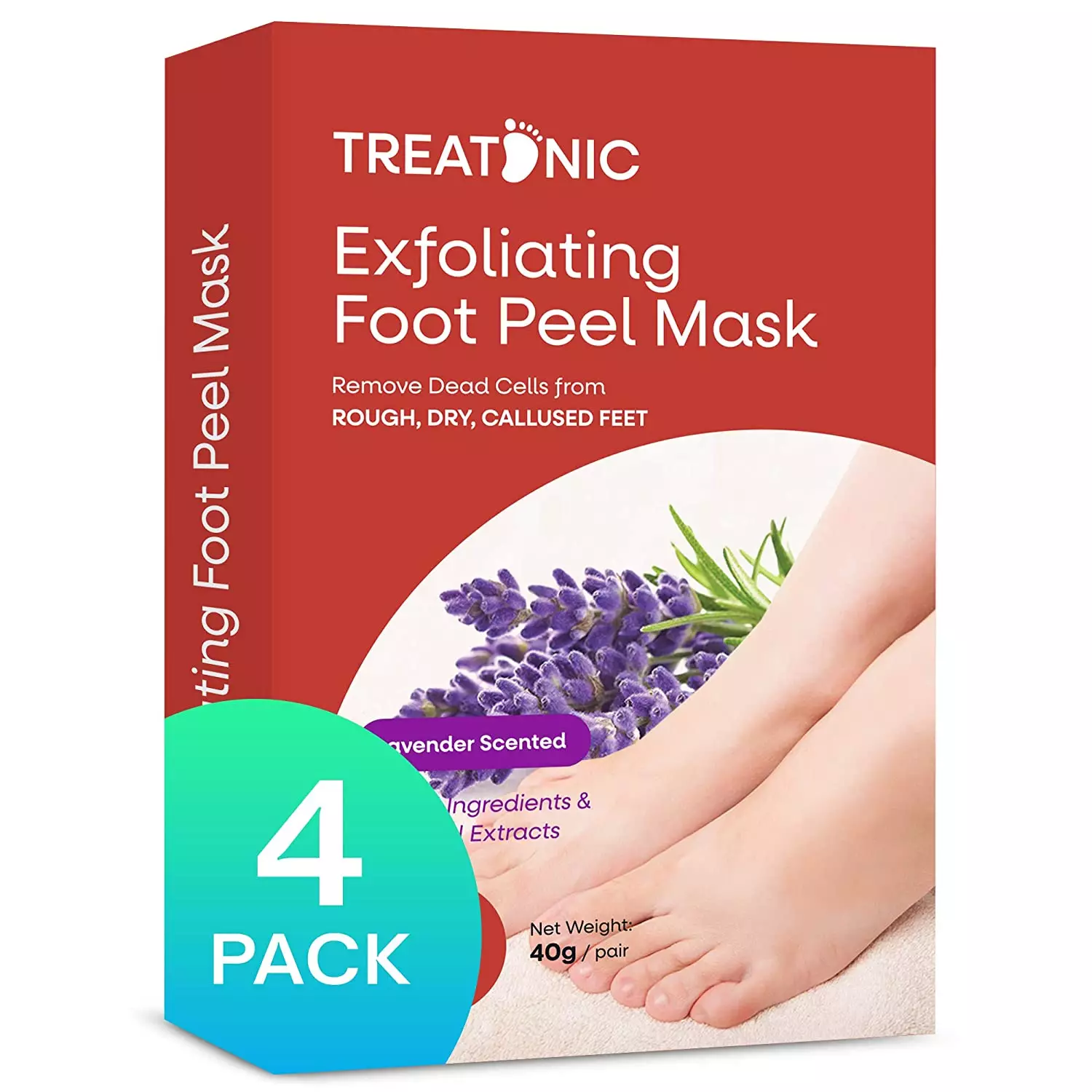 Masque exfoliant pour les pieds Treatonic ; meilleur peeling des pieds