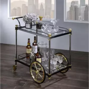 Sou entènèt jwèt Everly Quinn Torpoint Bar Cart