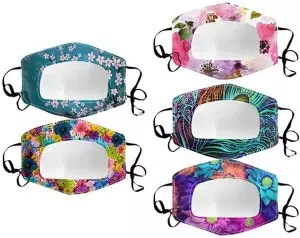 FatCat 5Pcs Reusable Face Bandanas