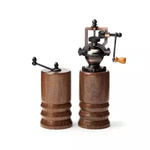 steampunk uyah jeung cabé pabrik, uyah jeung cabé shakers