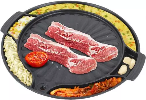 Eutuxia Simẹnti Iron Korean BBQ Yiyan