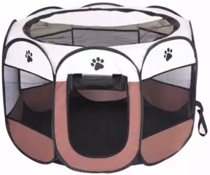 بہترین کتے کے گھر bodiseint پورٹیبل پالتو جانوروں کے پلے پین