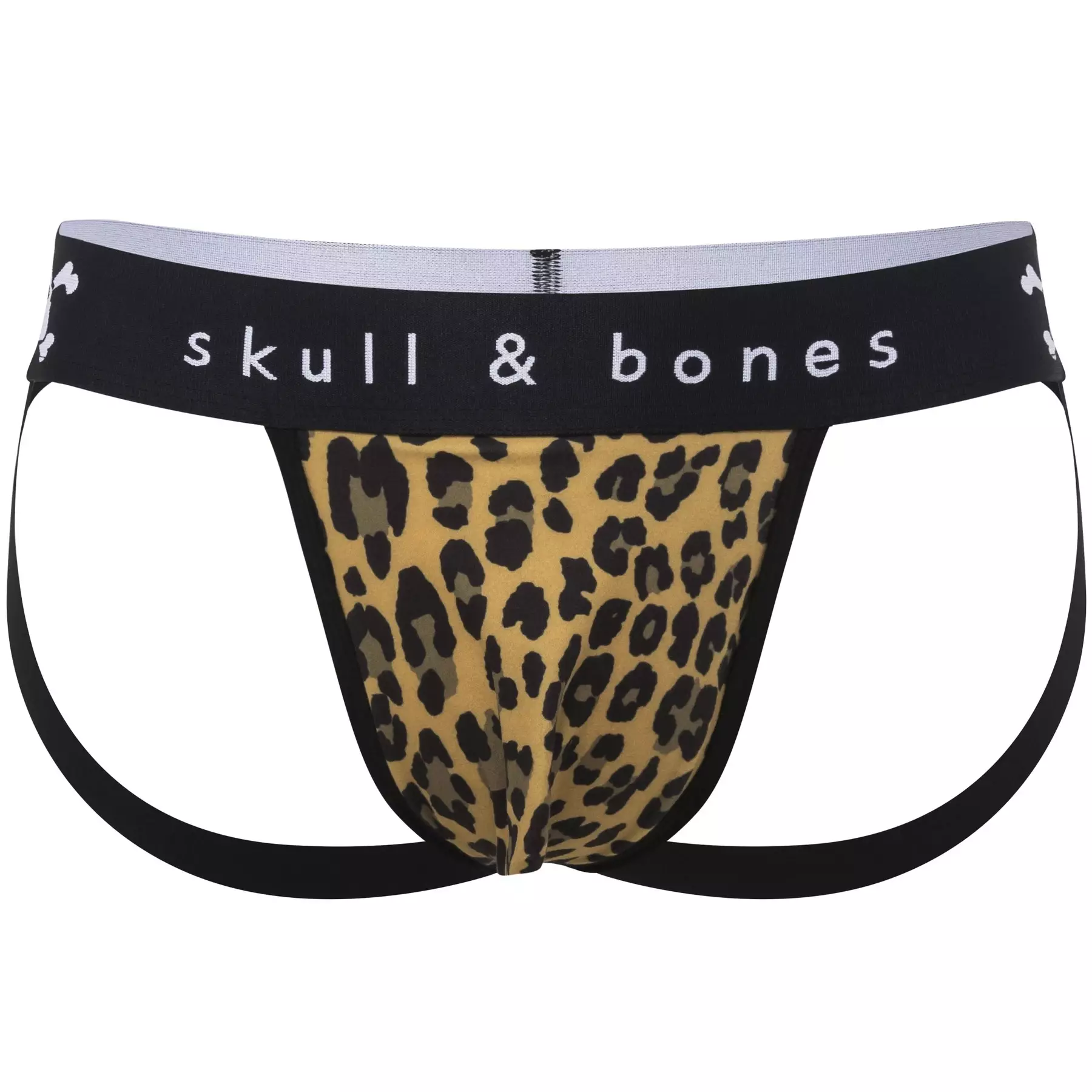 Skull & Bones Leopard Print Jock