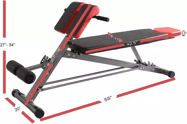 FinerForm adjustable workout bench