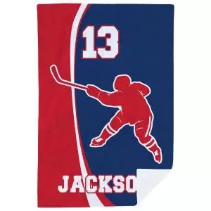 premium hockey blanket, mga regalo para sa mga tagahanga ng sports