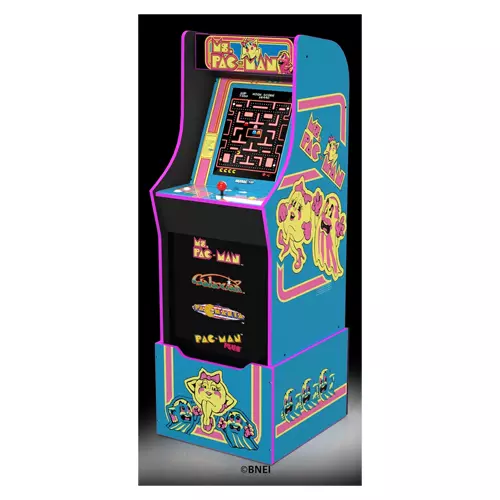 Ms Pac Man Arcade 1up — klasiskās arkādes spēles