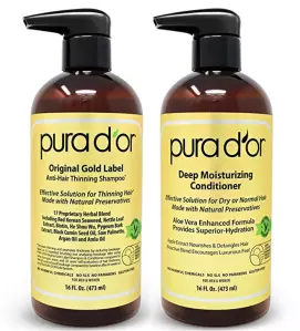 Pura D'Or shampoo og balsam