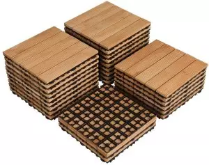 Terrassenplatten aus Holz