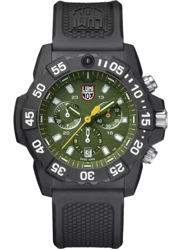 Luminox navy seal green dial chronograph