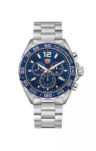 Синій циферблат хронографа Tag Heuer formula 1