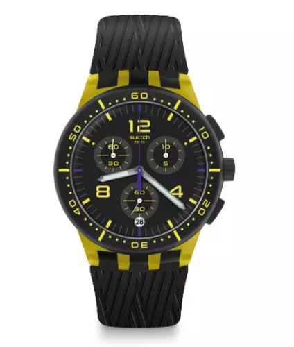 swatch chronograph ban kuning