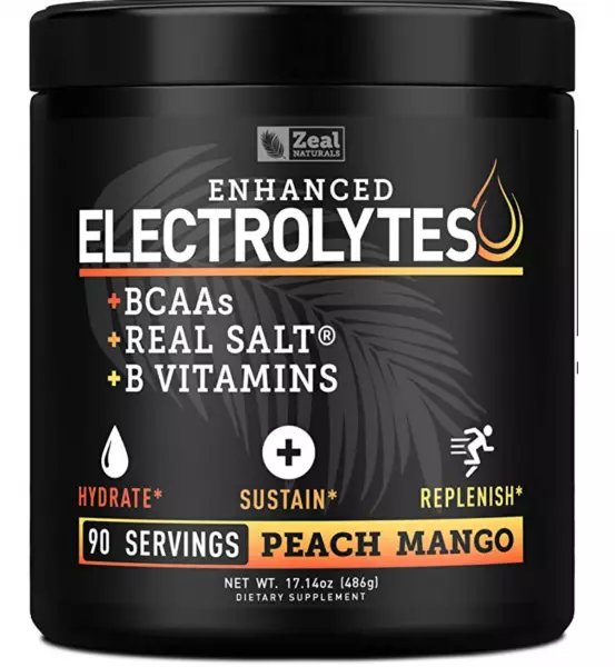 משקה אבקת אבקת Zeal Naturals Electrolyte