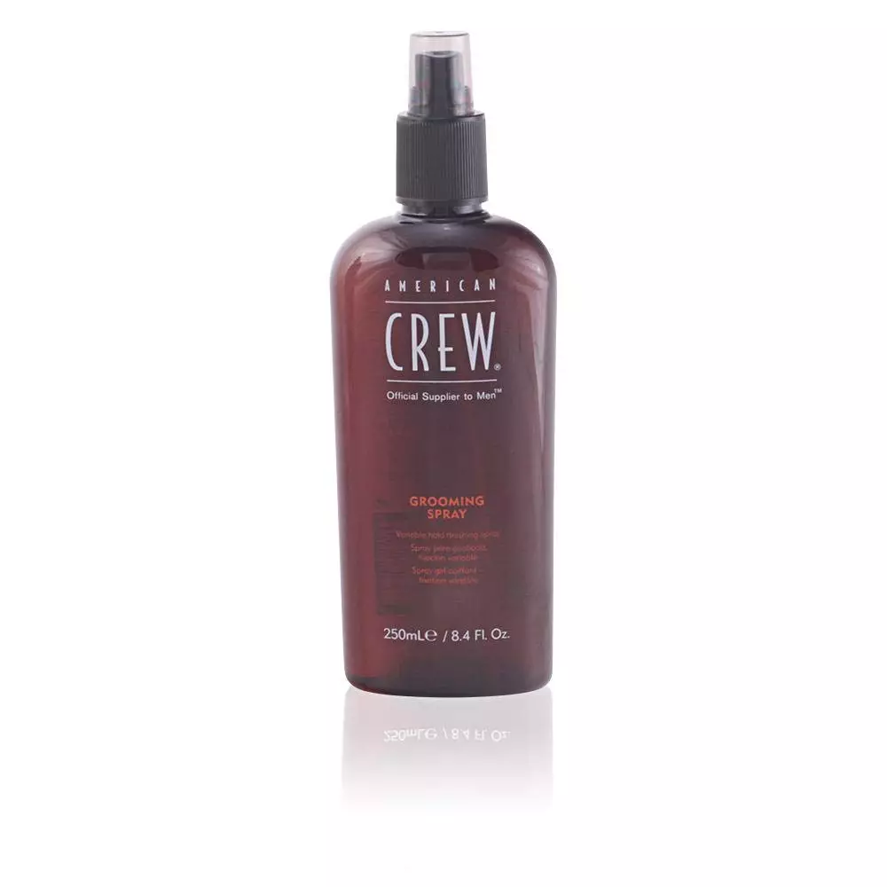 American Crew Grooming Spray, semprot rambut pangsaéna pikeun lalaki