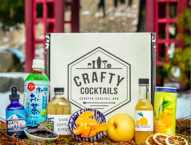 crafty cocktail, cocktail abonnementsboks