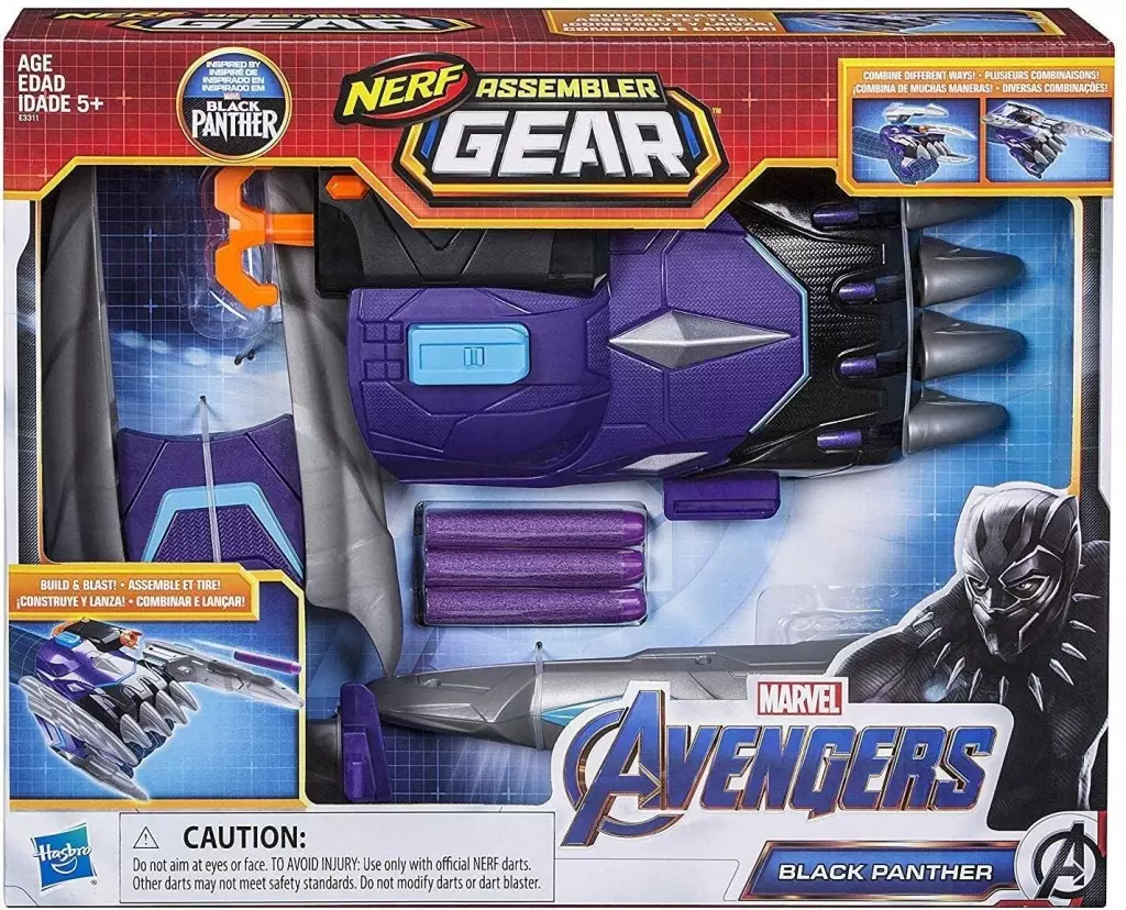 لعبة Avengers Marvel Endgame: معدات Nerf Black Panther Assembler