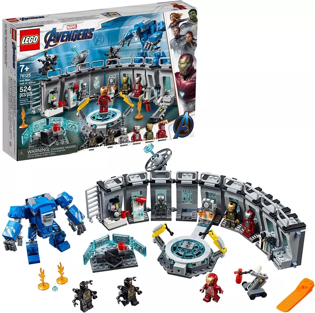 LEGO Marvel Vengadores Iron Man Salón de armaduras