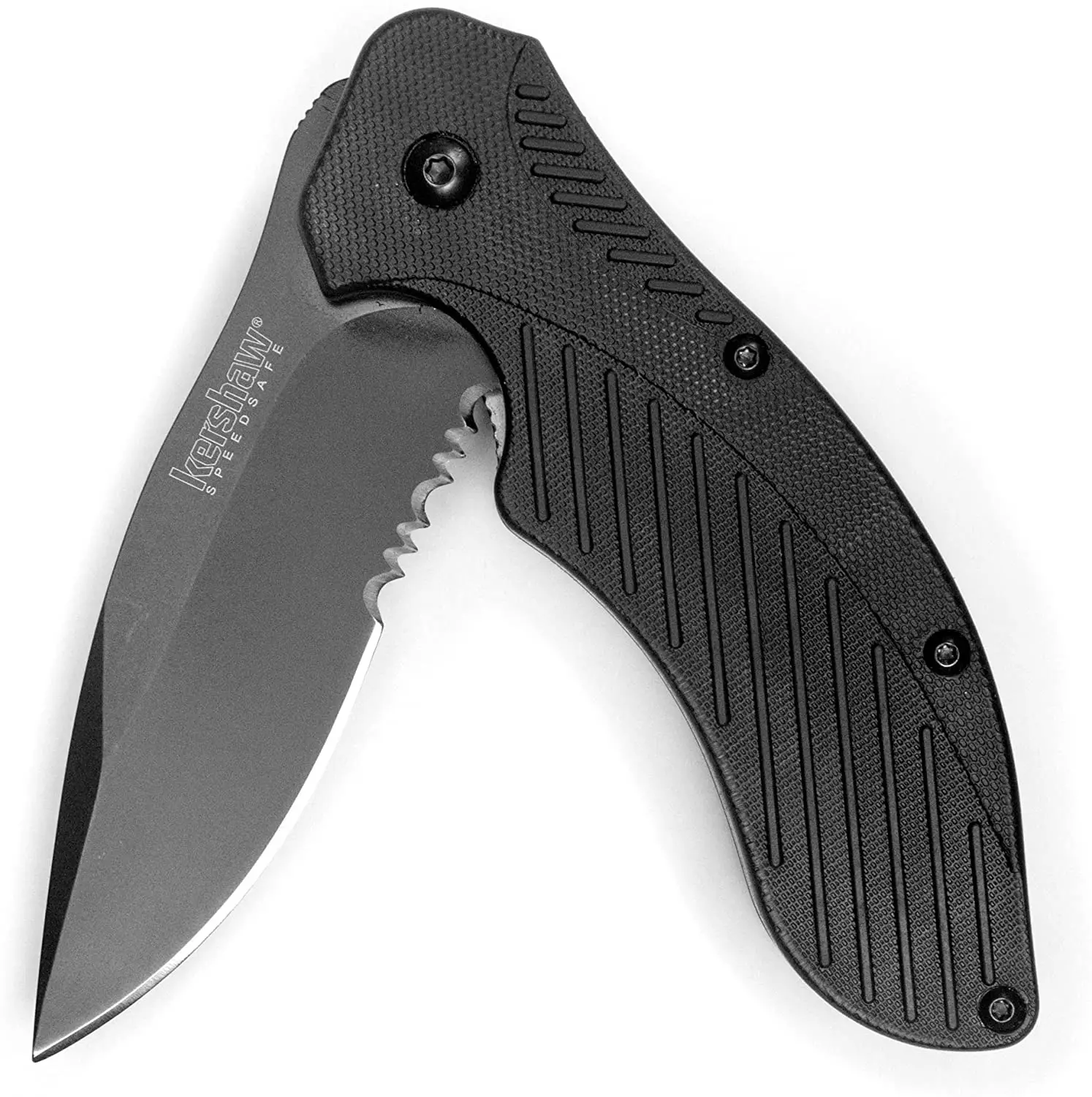Kershaw Clash Black Serrated Pocket Knife