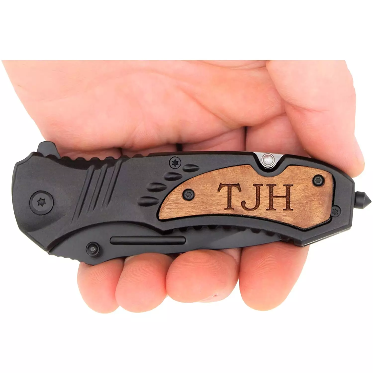 Palmetto Wood Shop TAC-FORCE TF606WS Engraved Personalised Pocket Knife