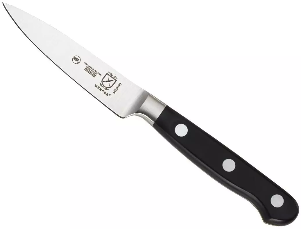 Mercer Culinary Renaissance Forged 3,5-дюймовый нож для очистки овощей; лучший нож для очистки овощей